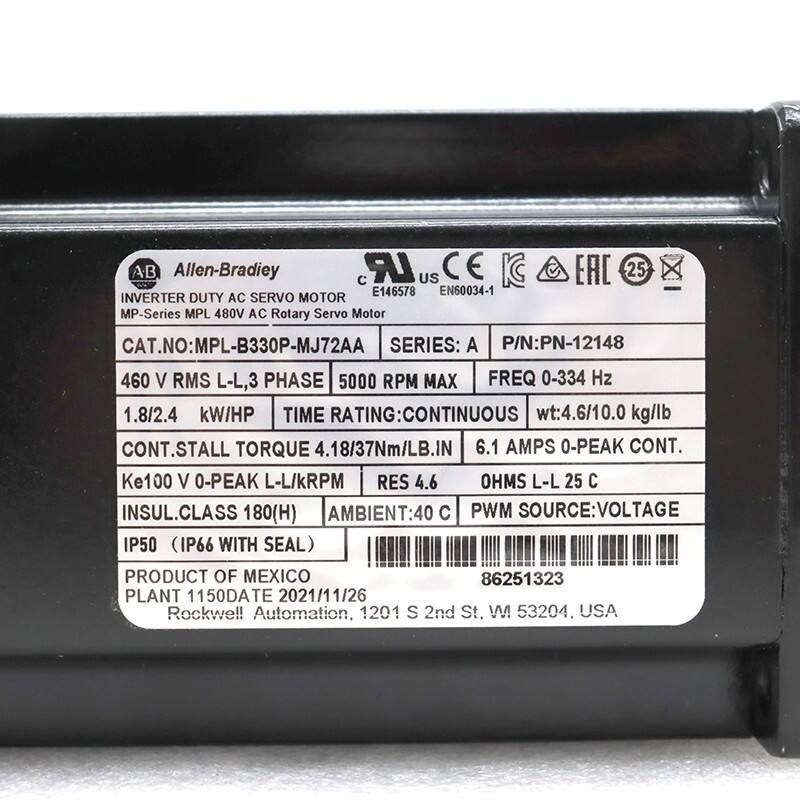 AB 모터 MPL-B330P-MJ72AA | AB 모터