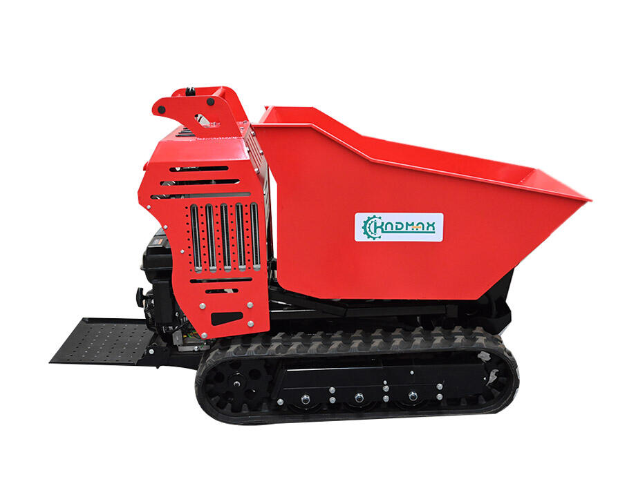 HCD500 Construction Equipment Gasoline Hydraulic Mini Dumper Hydraulic Track Dumper Crawler ...