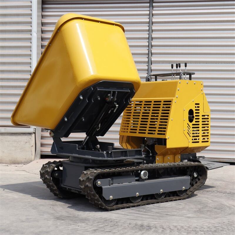 Compact tracked mini dumper for Efficient Material Handling | Hightop Group