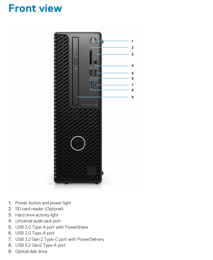 Dell Precision 3440 Small Form Factor | Dell Workstation