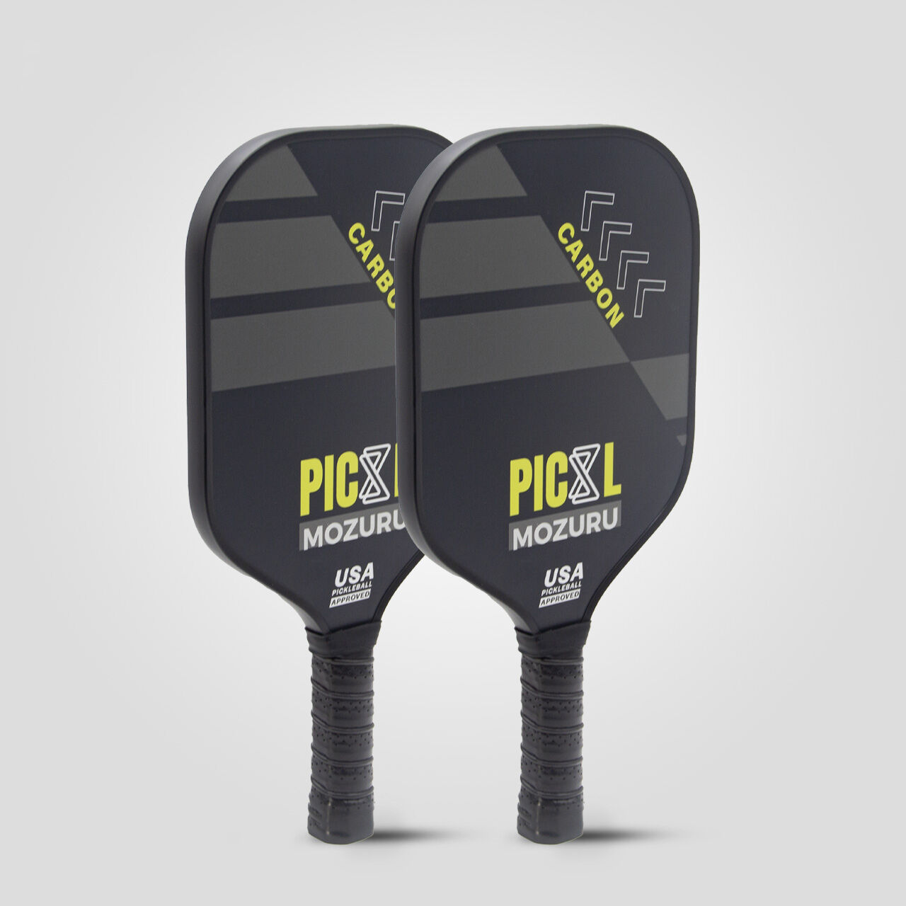 MOZURU Carbon Fiber + PP Honeycomb Core Pickleball Rackets(Rough ...