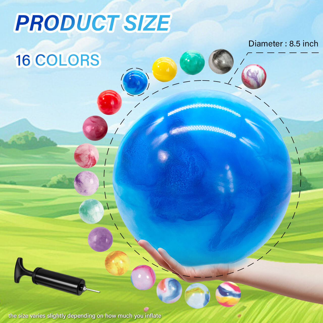 MOZURU Colorful PVC Cloud Ball | Rainbow ball/Cloud ball | | Custom ...