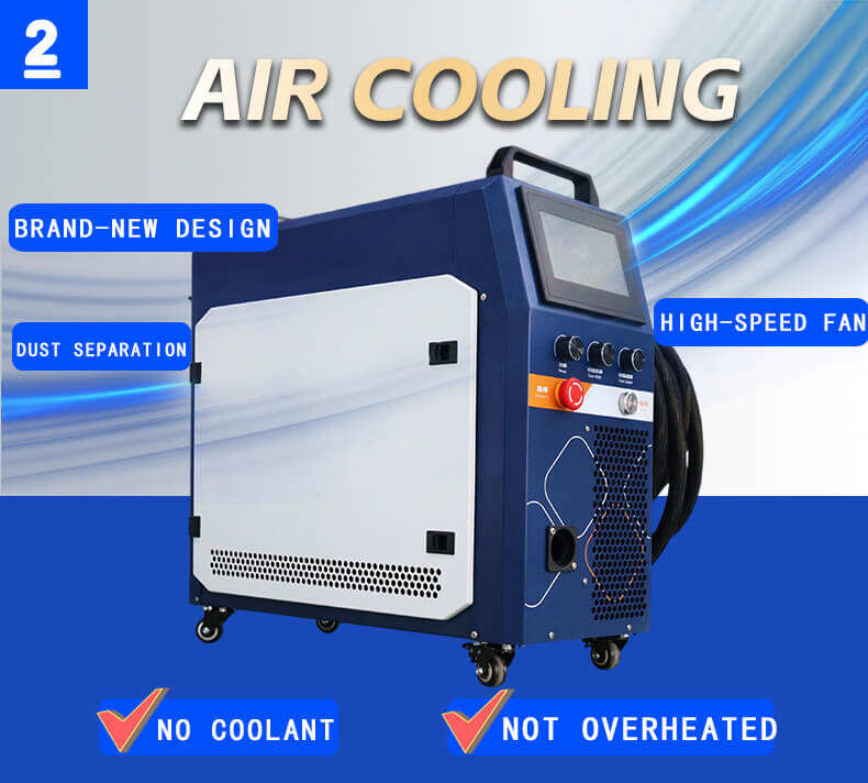 The main advantages and features of hand held fiber laser welding machines