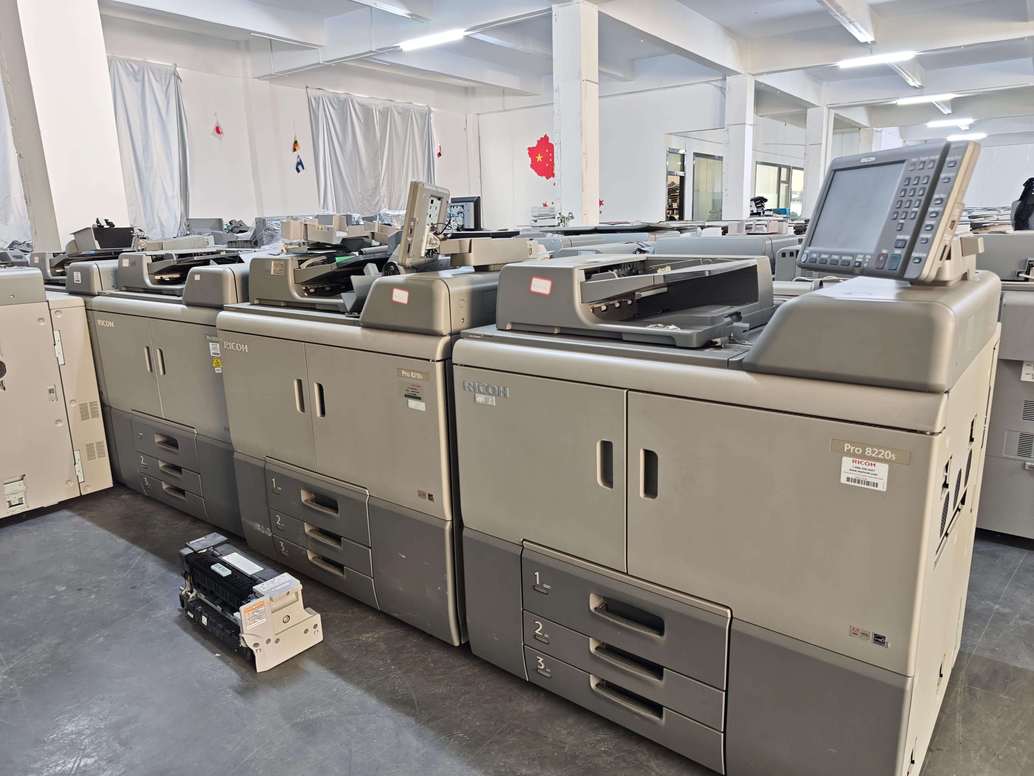 Used Copier Ricoh Pro8300s Production Copier High Speed Digital Printer ...