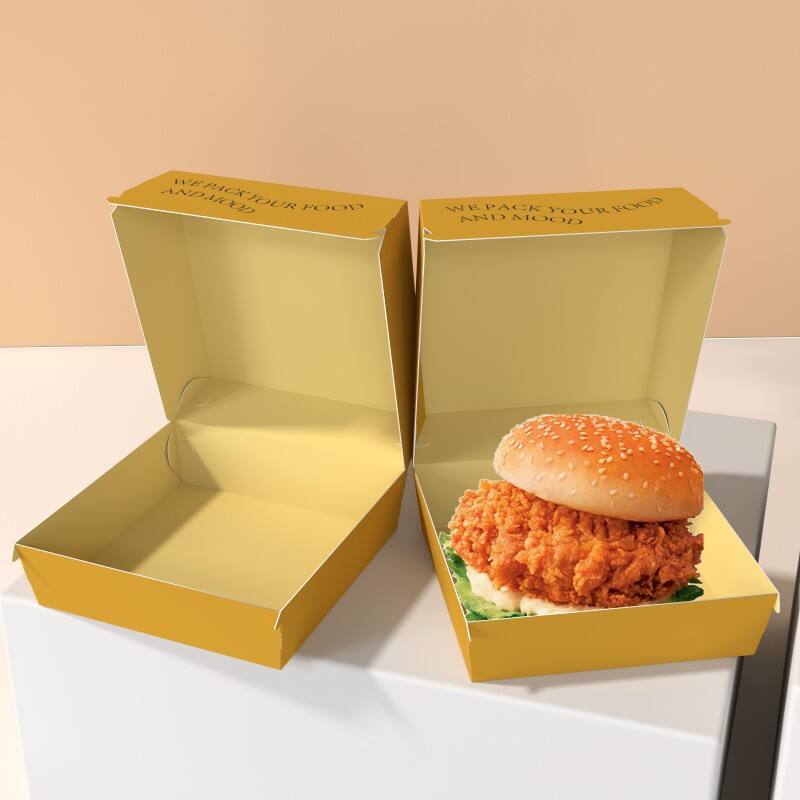 Food grade biodegradable sandwich slices fast food packaging takeaway ...