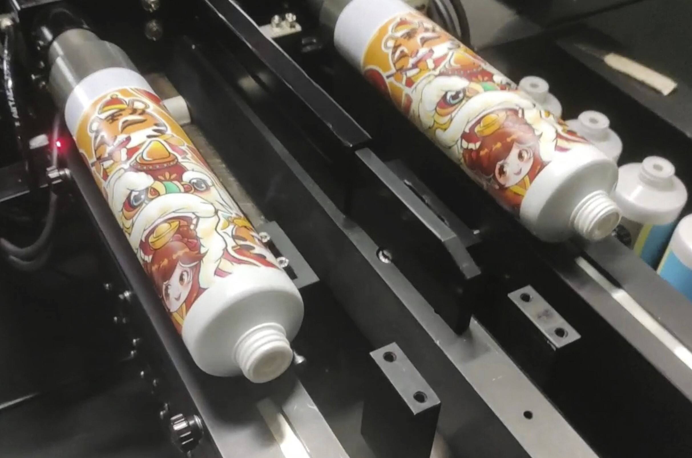 Tube Inkjet Printer: 360° Seamless Printing for Tubes [UV]