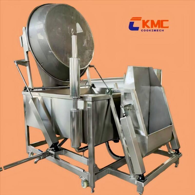 Food Batch Frying Machine /Gas Electric Heating Round Fryer , China ...