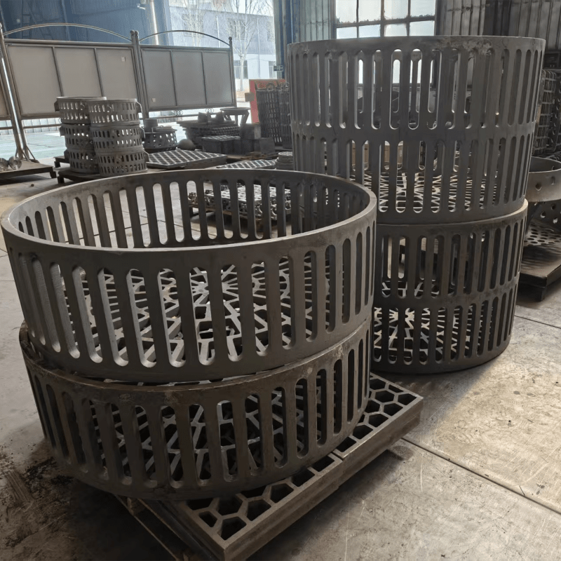 Heat Resistance Heat Treatment Fixtures Casting Iron Basket Of ...
