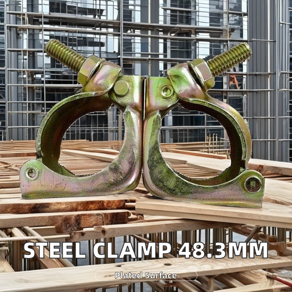 Galvanized Swivel Clamp Scaffolding Parts Pressed Steel Pipe Clip ...