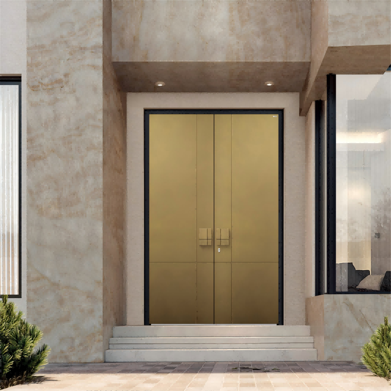 PEAK COPPER PAINT (COPPER PLATE) DOOR | Entrance door | | Professional ...