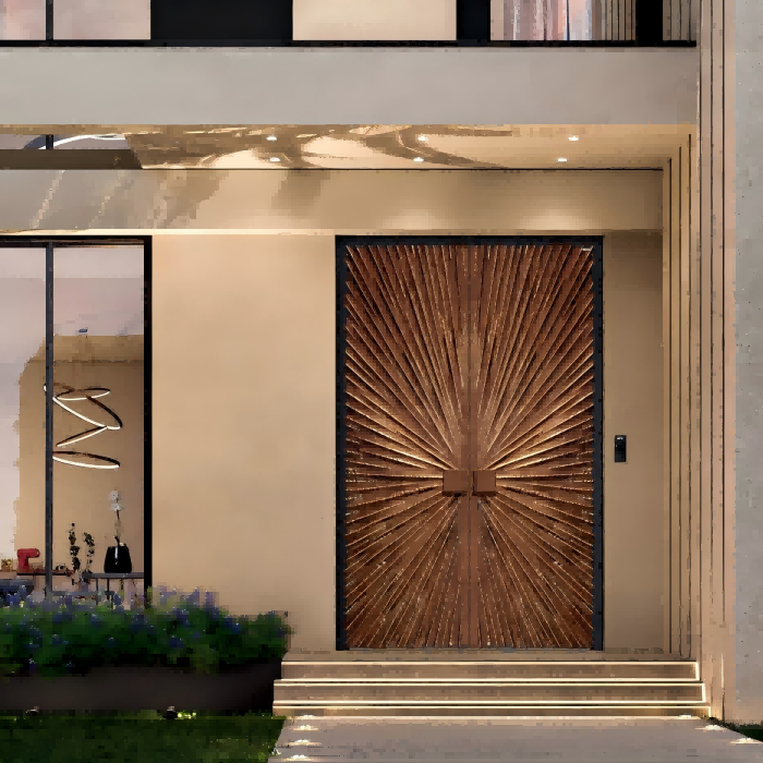 PEAK COPPER PAINT (COPPER PLATE) DOOR | Entrance door