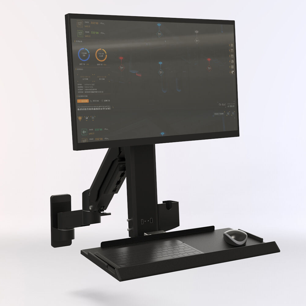 Meisonic Black Color T8-GA02KB Industrial Wall Mount workstation ...