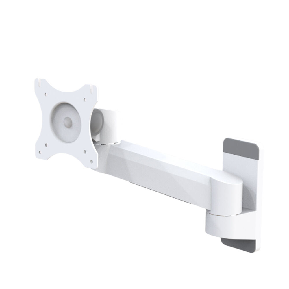 T8-WA01-W Mechanical Arm Wall mounted monitor stand in White