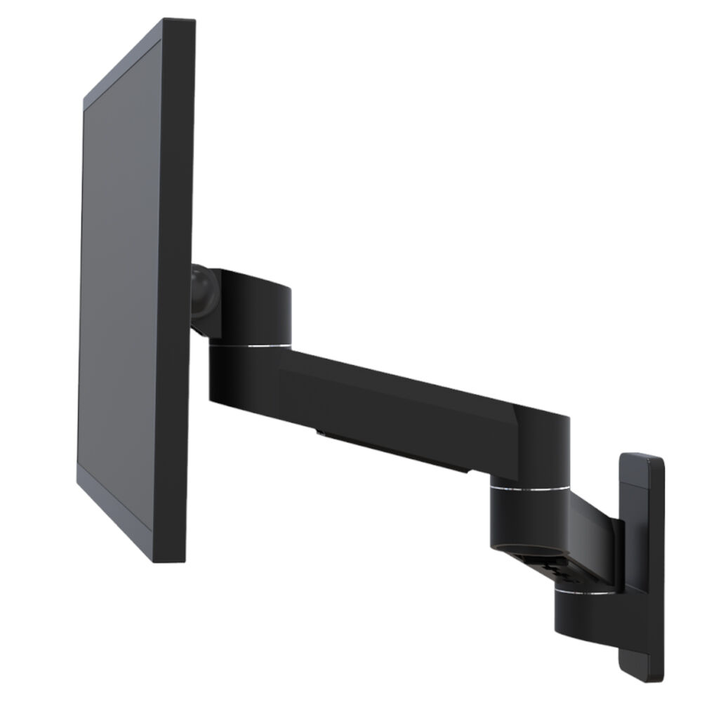 T8-WA02-W Industrial Design Monitor Mounting Arm Two Sections In Black ...