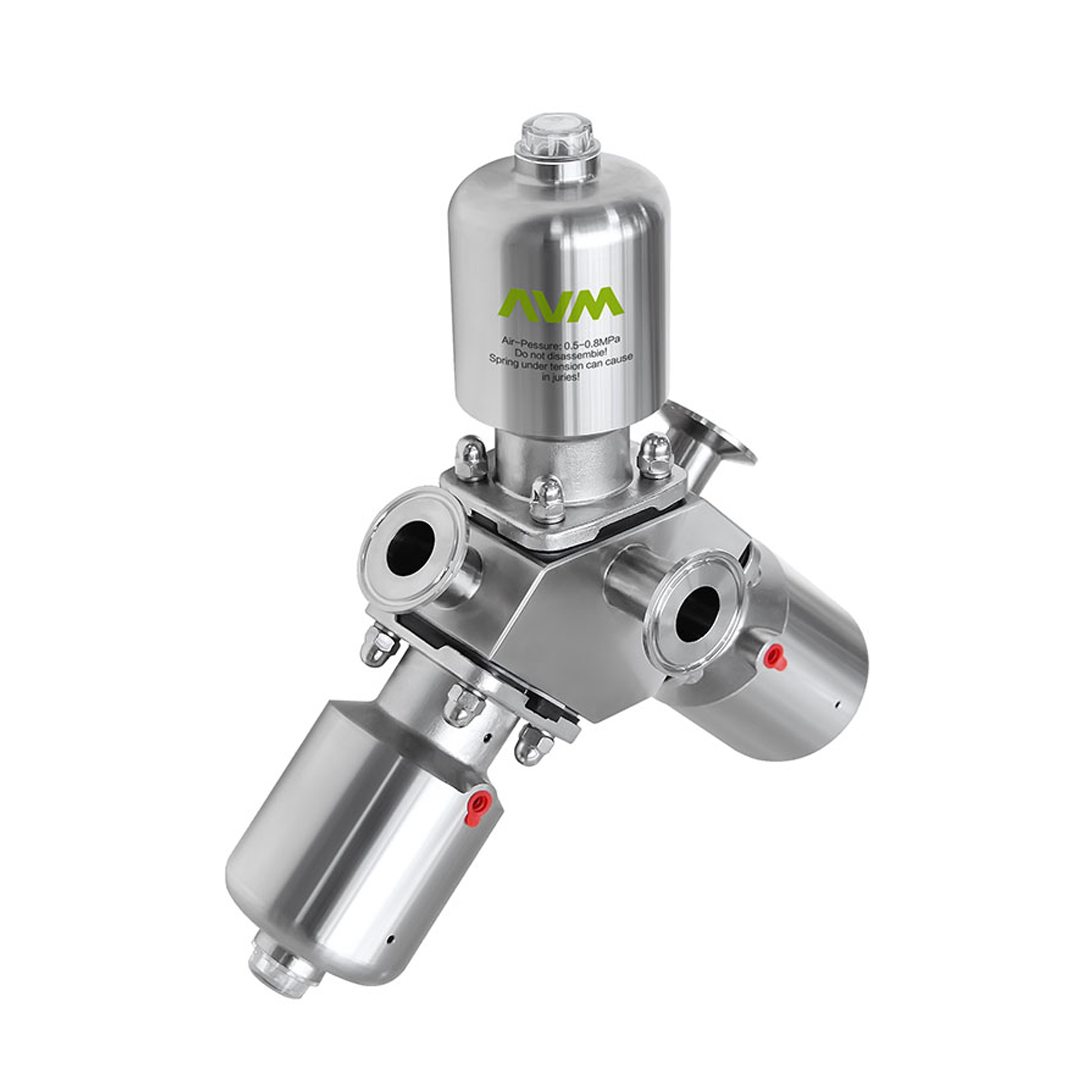 Combined Multi-Port Diaphragm Valve for Complex Routing - AVM