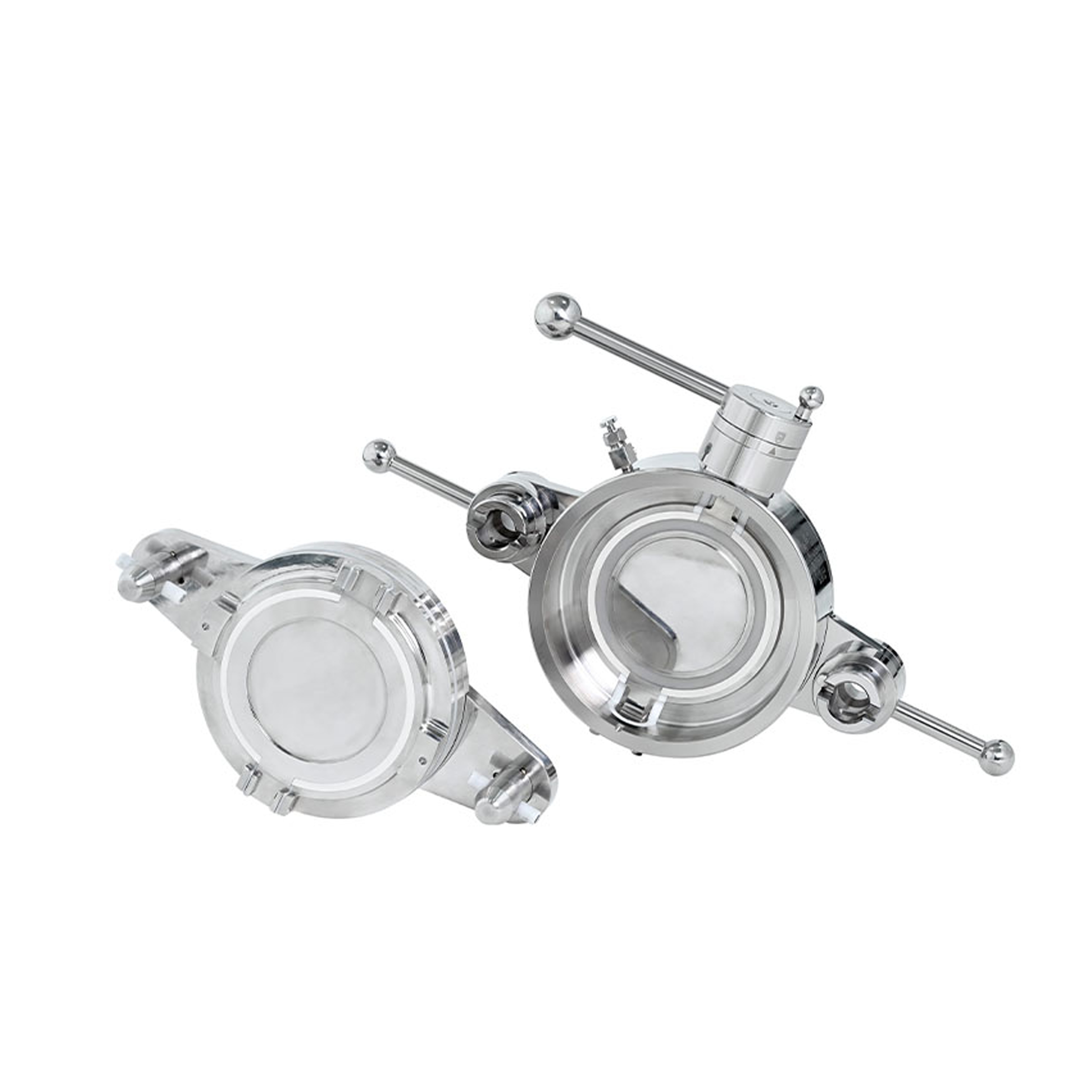 Split Butterfly Valve For Sanitary Pipeline Control Avm