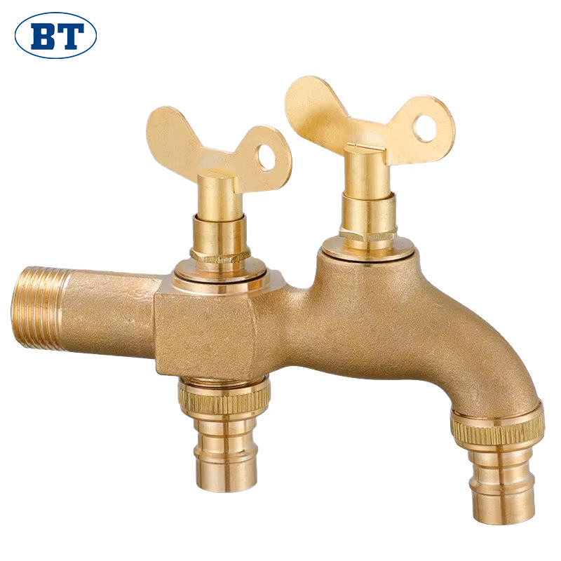 Double Outlet Garden Tap: Dual Hose Control for Efficient Watering