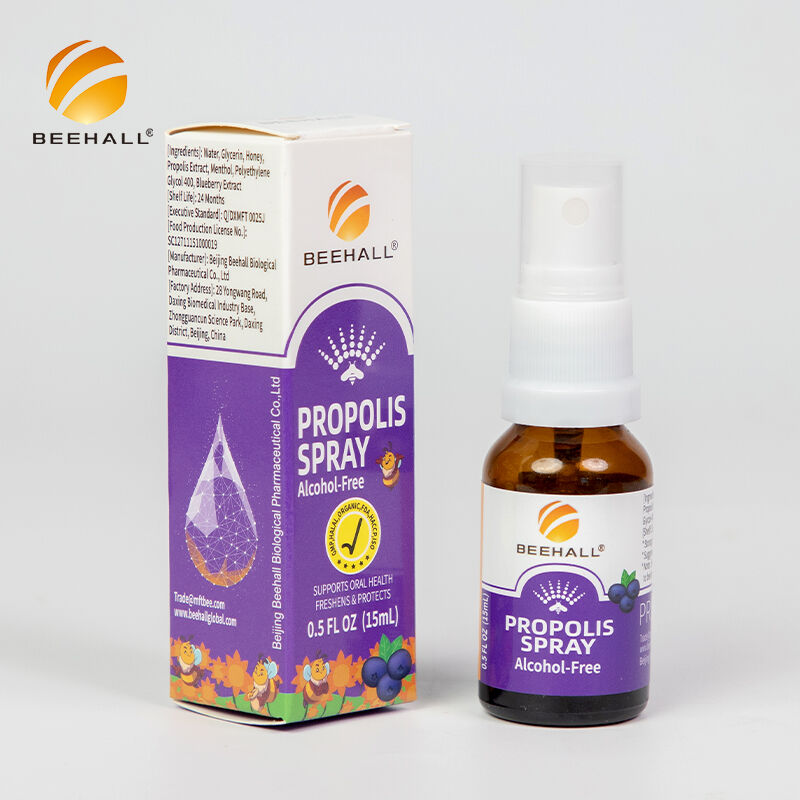 Blueberry Flavor Propolis Spray Alcohol Free