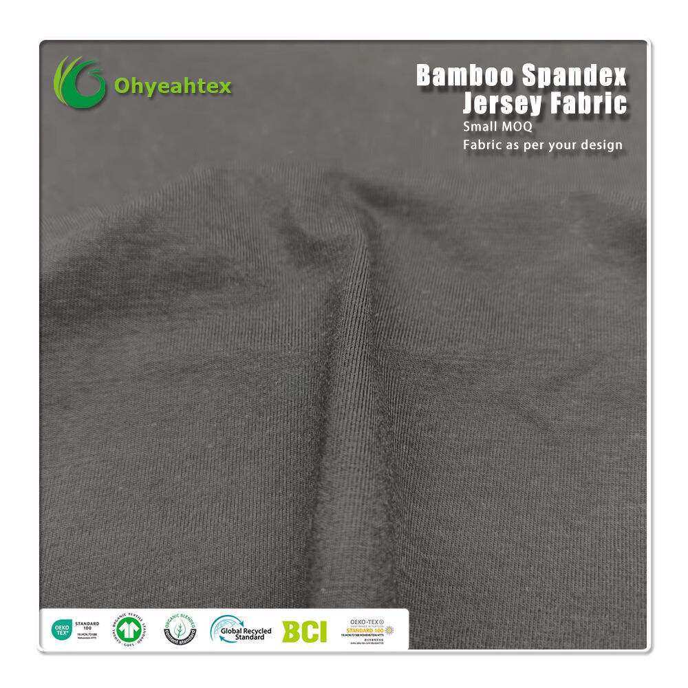 Tecido Jersey Simples 69% Bambu 31% Sorona Certificado Oeko-Tex Anti ...