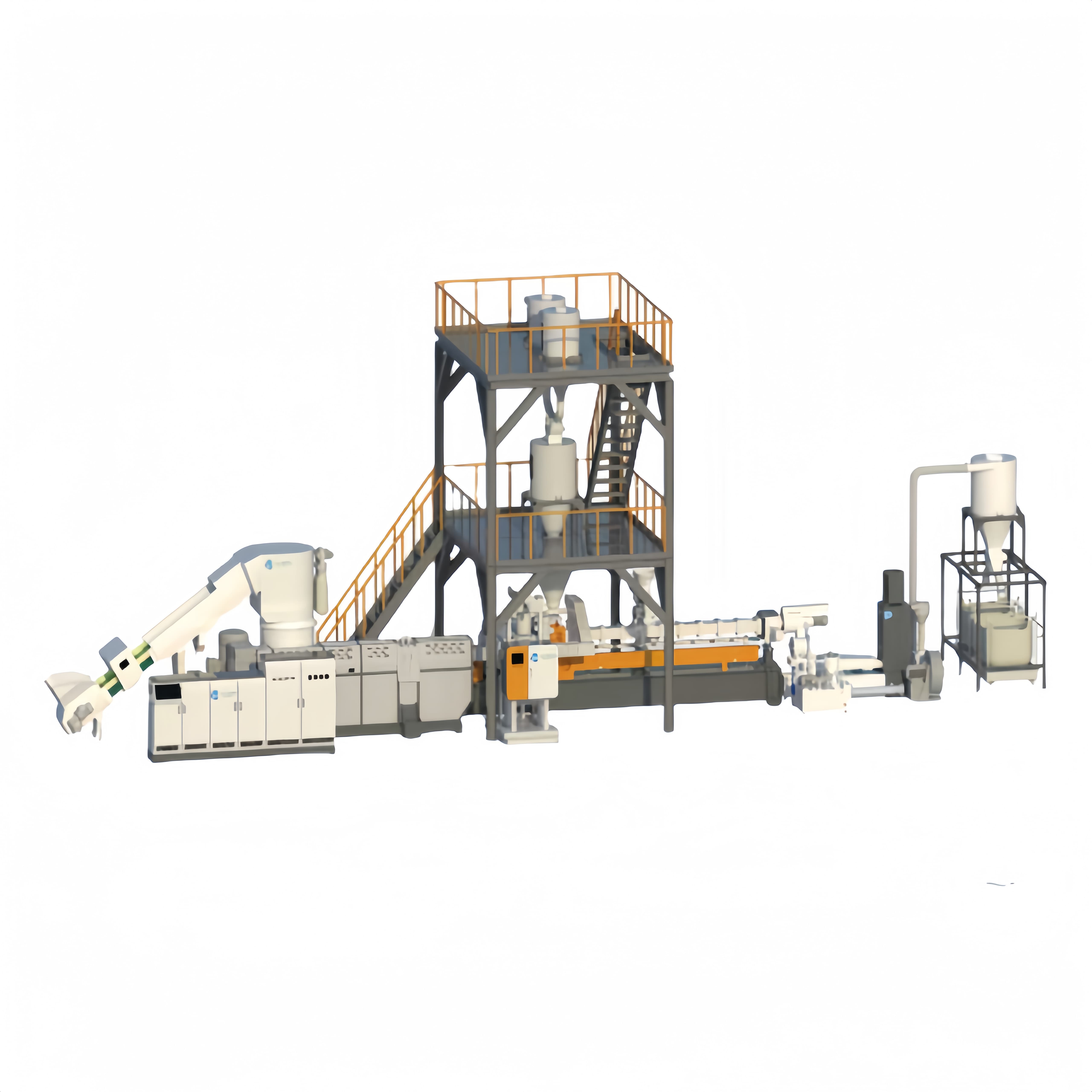 Plastic Recycling & compounding Pelletizing Line | Plastic Granulating ...