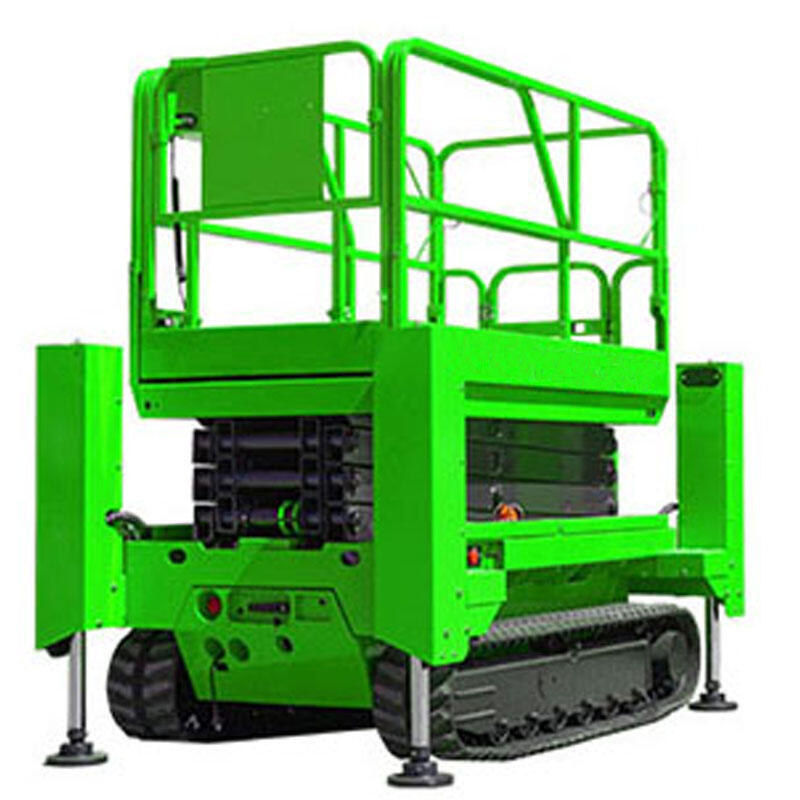 Crawler Scissor Lift - All-Terrain Elevation Equipment for Rough Surfaces