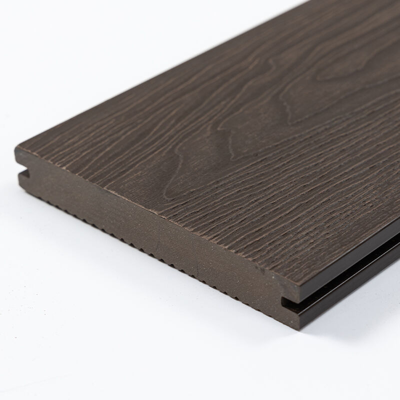 3D Embossed WPC Decking | Solid Composite Boards with Groove