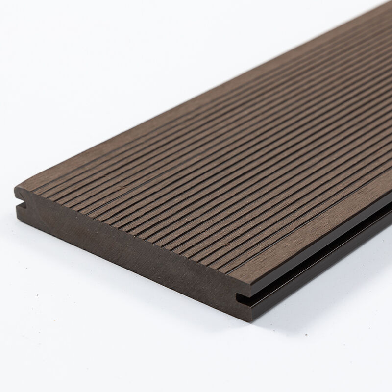 Solid WPC Decking Boards | Single-Side Groove | Durable Composite