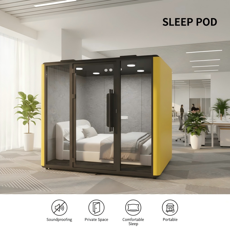 Prefabricated Sleeping Cabin Intelligent Soundproof Portable Sleeping ...