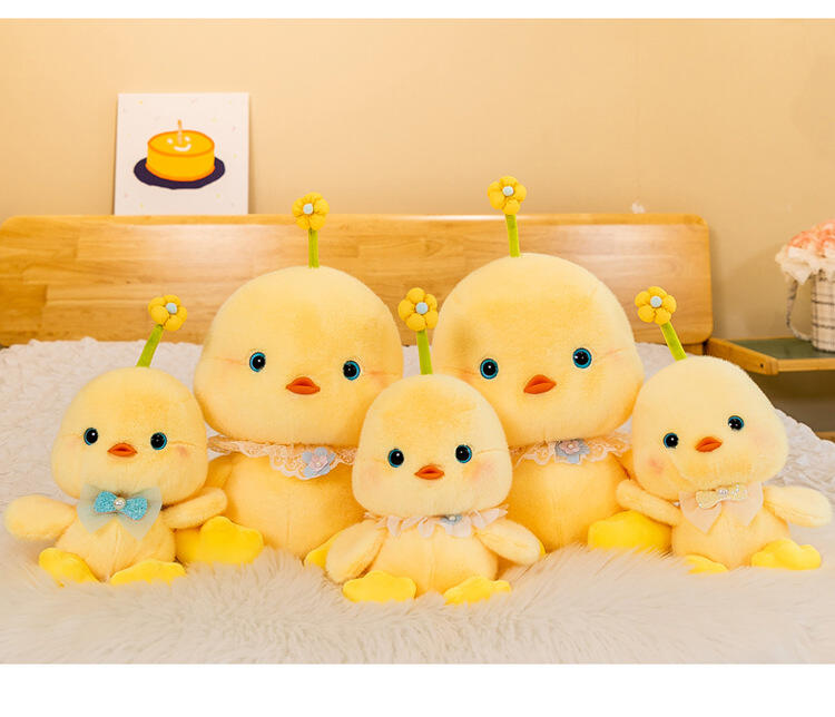 Yellow Duck Stuffed Plush Toy - Adorable Floppy Friend