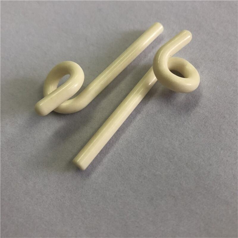 99% Alumina Textile Ceramic Pigtail Guide yarn for false twist ...
