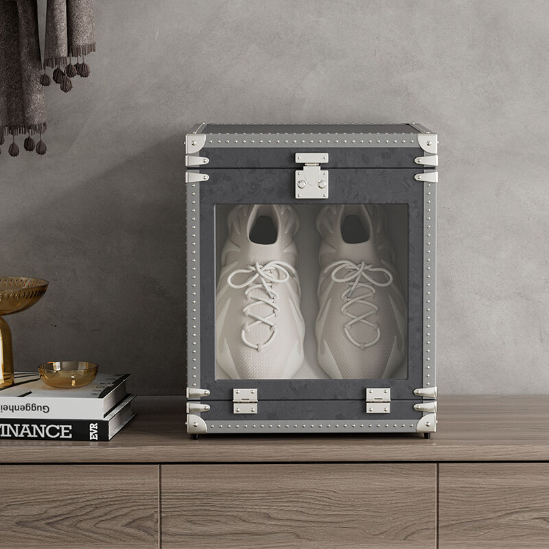 Vintage Suitcase Style Shoe Box | Household supplies box