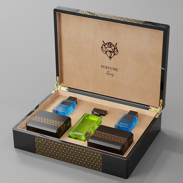 Iridescent Black Perfume Collector's Box | perfume box