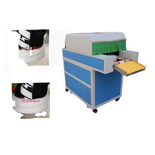 TH-517 Outsole wrinkle chasing machine | Roughing and Polishing | Teng ...