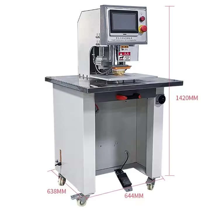 Double station shoe tongue marking machine | Laber Printing Machine ...