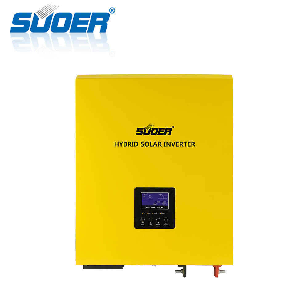 Suoer 1000VA 12V Low Frequency Hybrid Inverter with PWM Charge Controller
