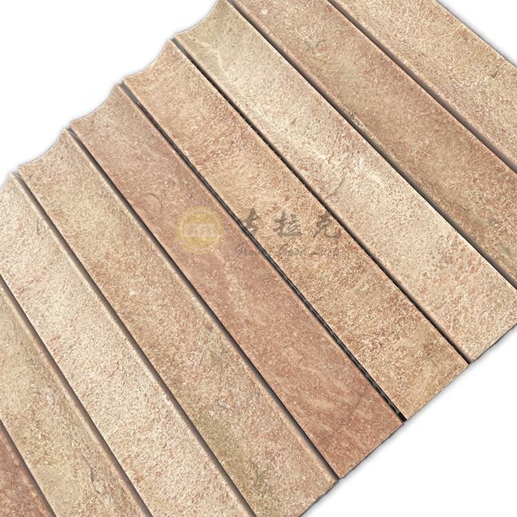 Retro Design Marble Fluted Panel Marble Mosaic For Wall Tiles | 3D ...