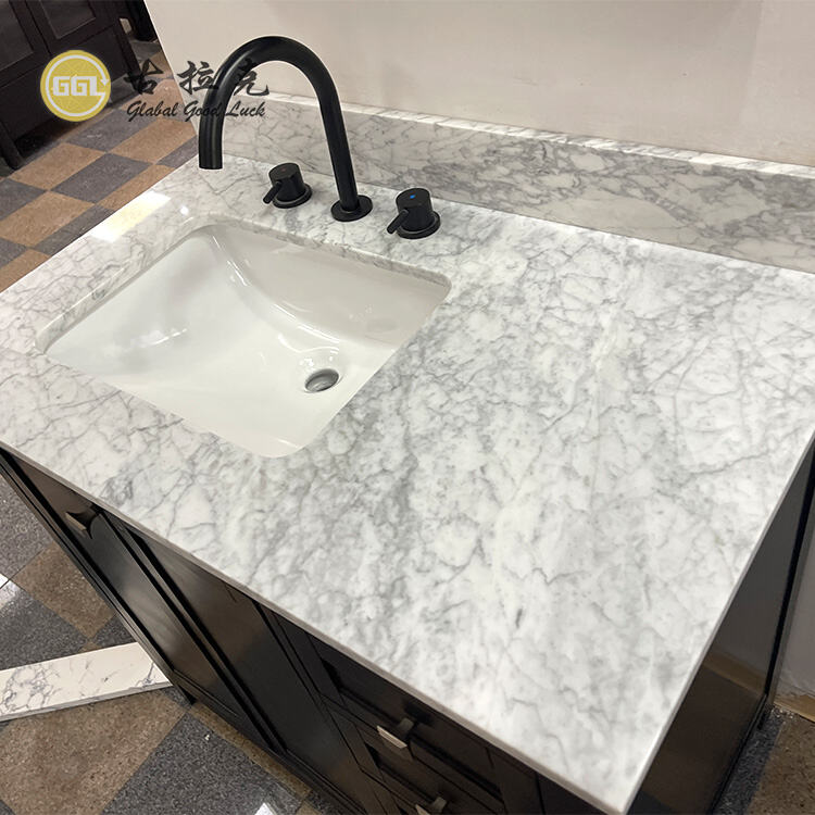 Polished Texture Marble Vanity Countertop Table Top For Kitchen ...