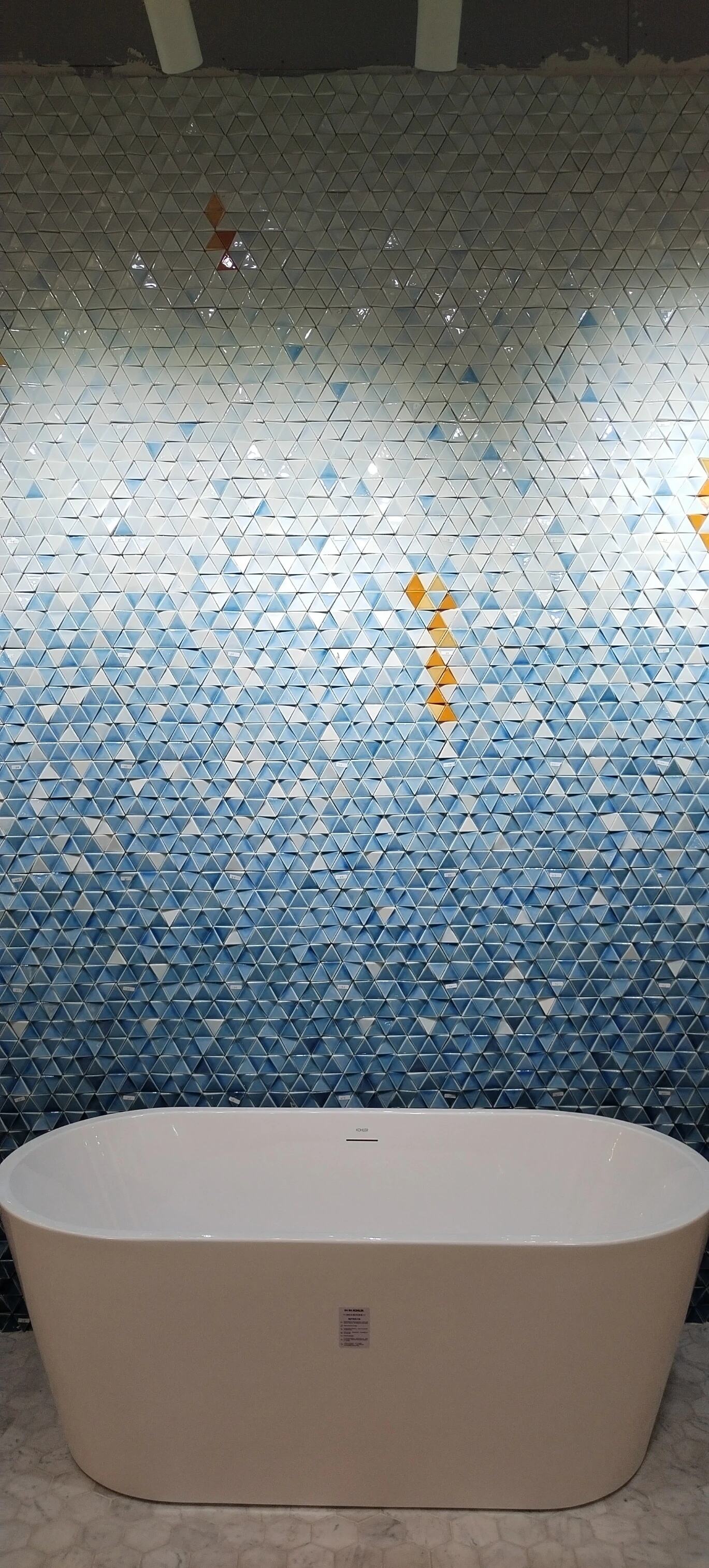 Ingots Shape 3D Ceramic Mosaic Art Mural — Bespoke Patterns for ...