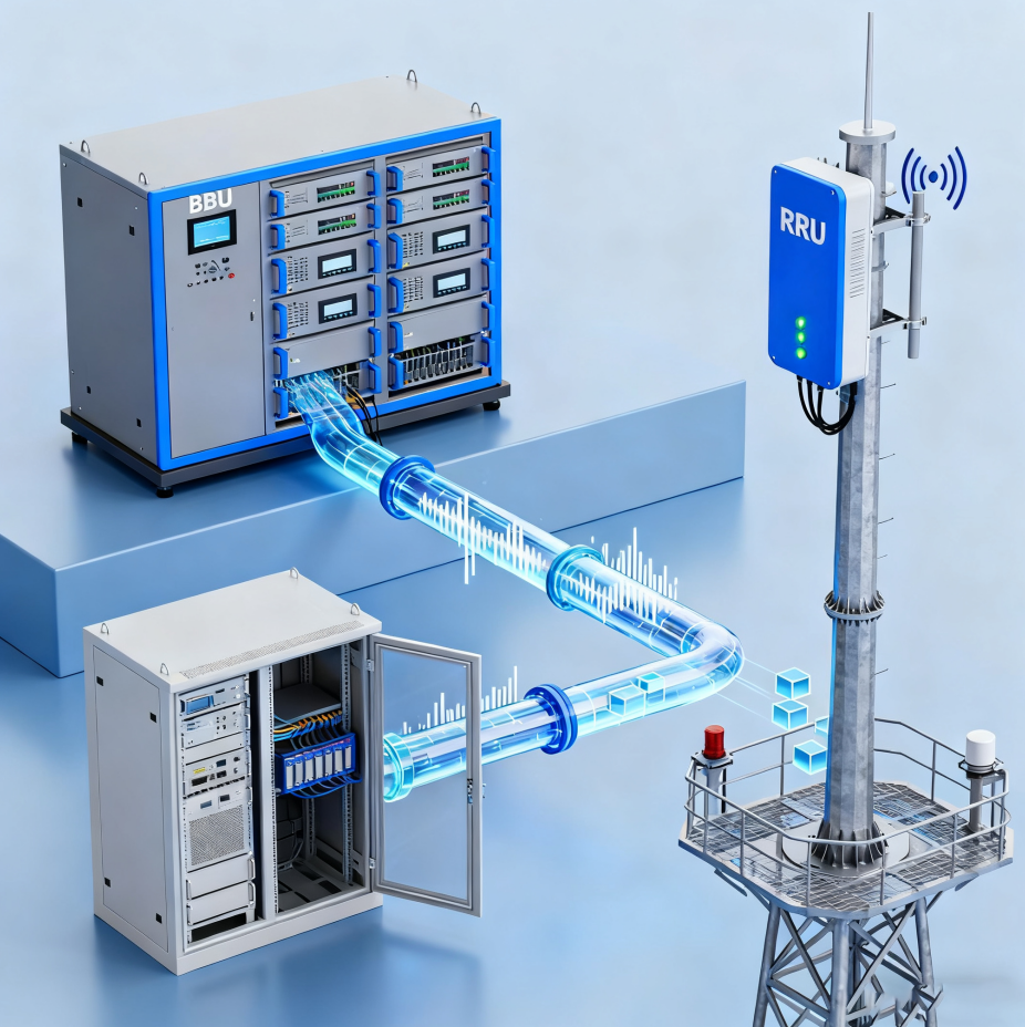 Sự hợp tác giữa BBU và RRU trong các trạm phát 5G | Thông tin về O-RAN và C-RAN