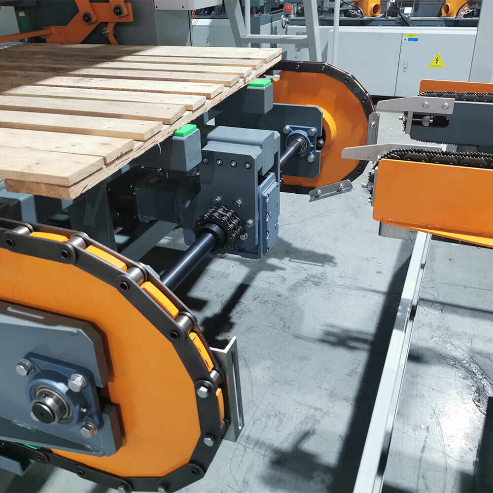 SF1000 Automatic wood pallet nailing making machine production line