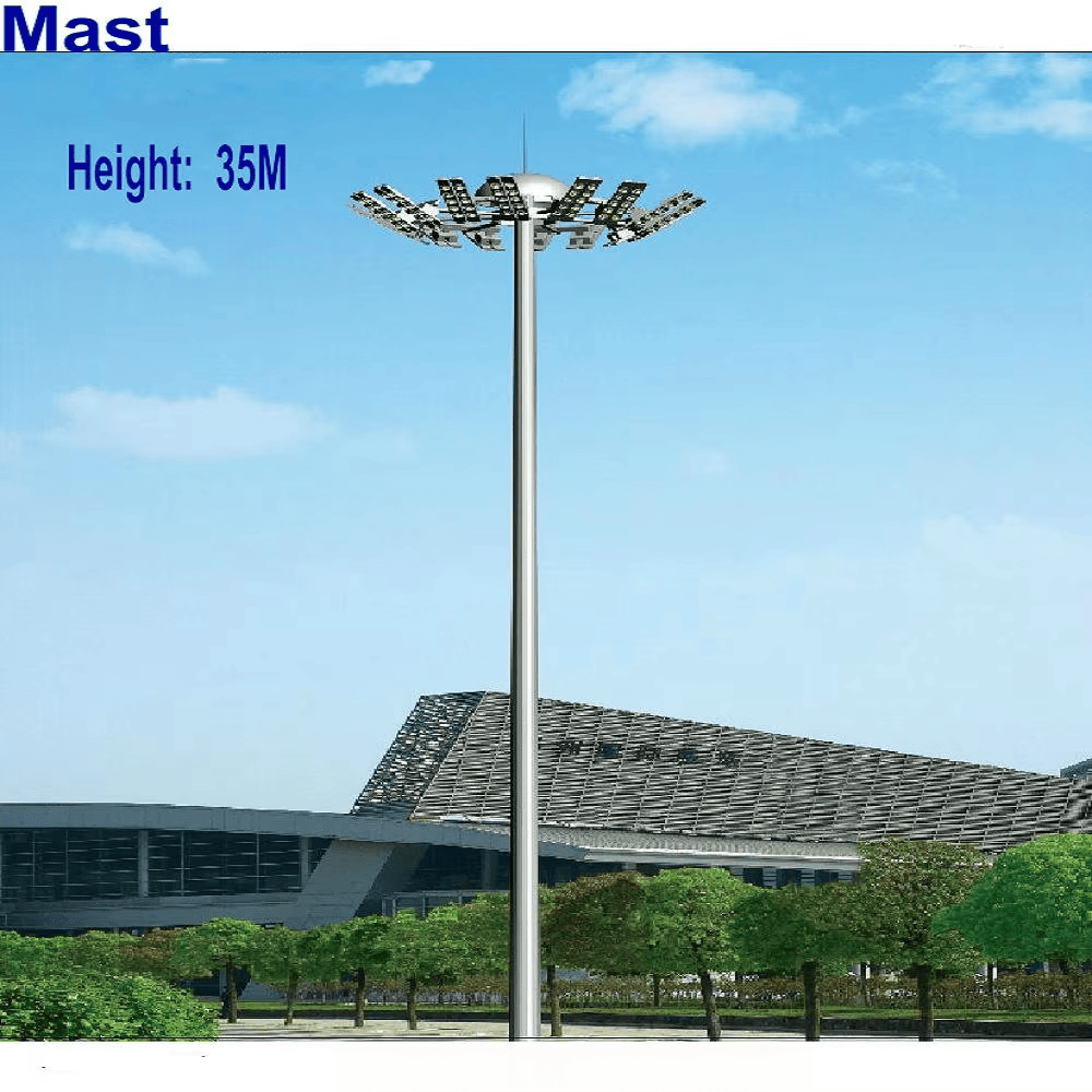 25m 30m 35m high mast lighting pole | High Pole Lamp