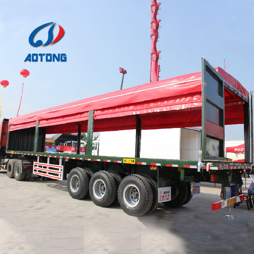 Curtain Side Truck Trailer Exporter
