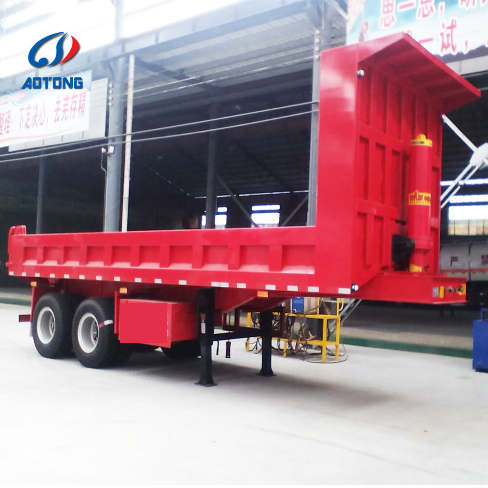 High-Quality Side Dump Trailers for Efficient Material Handling | AOTONG