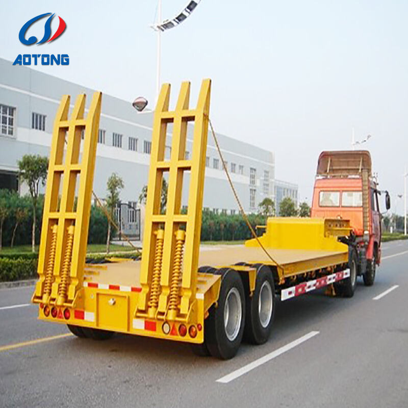 Lowboy Semi Trailer - Superior Oversized Cargo Transport