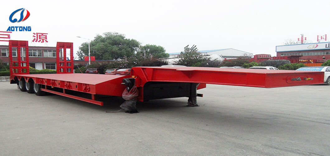 Lowboy Semi Trailer - Superior Oversized Cargo Transport