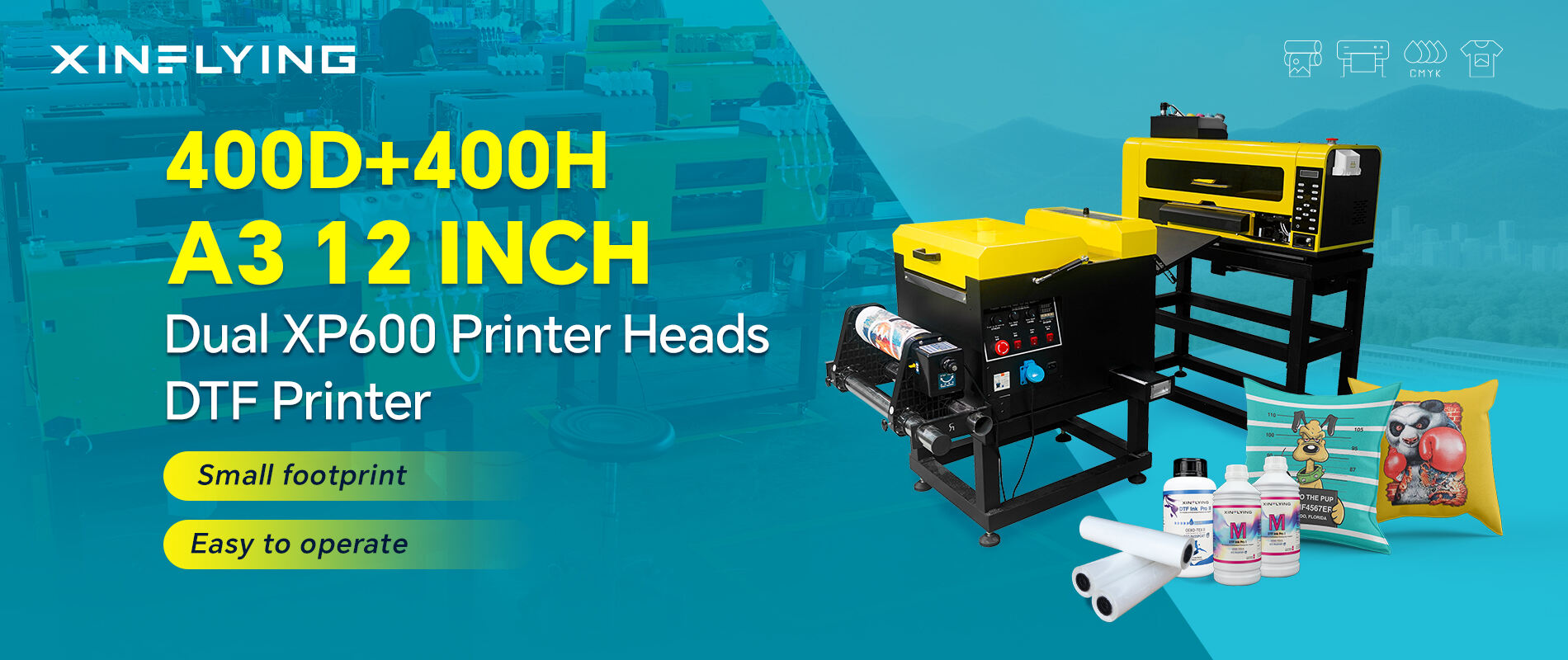 DTF Printer, DTF Factory, DTF Manufacturer - Guangzhou Xin Flying Digital Technology Co., Limited