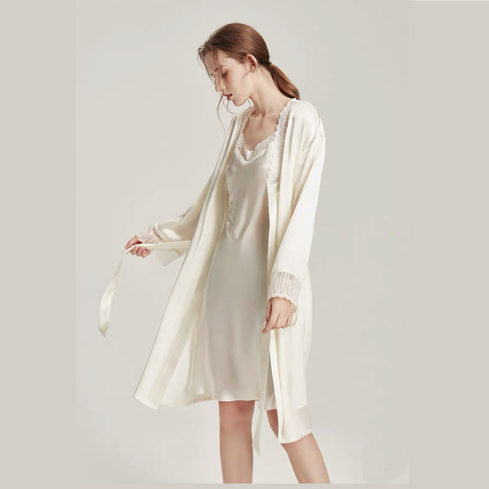 16momme Silk robe sets, China 16momme Silk robe sets Manufacturers ...