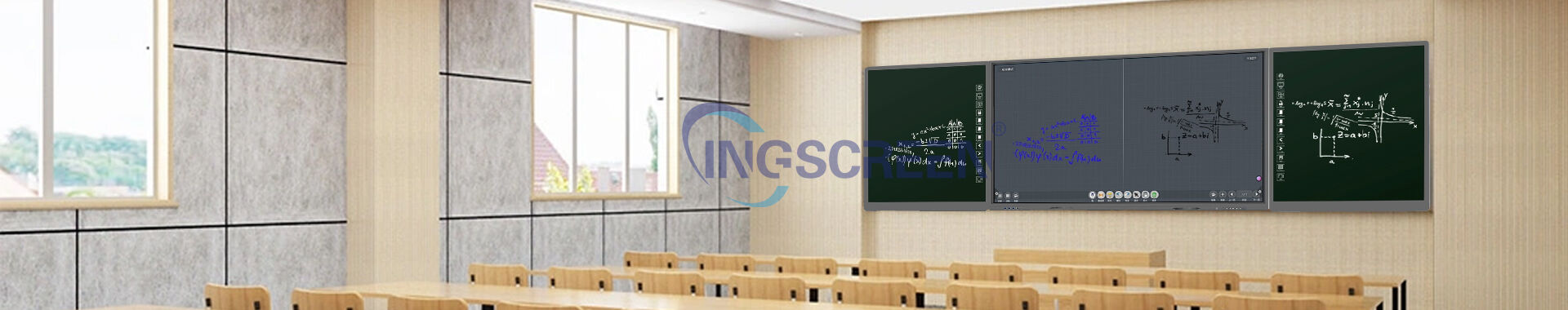 Capacitive Interactive Blackboard | professional Interactive Flat Panel ...