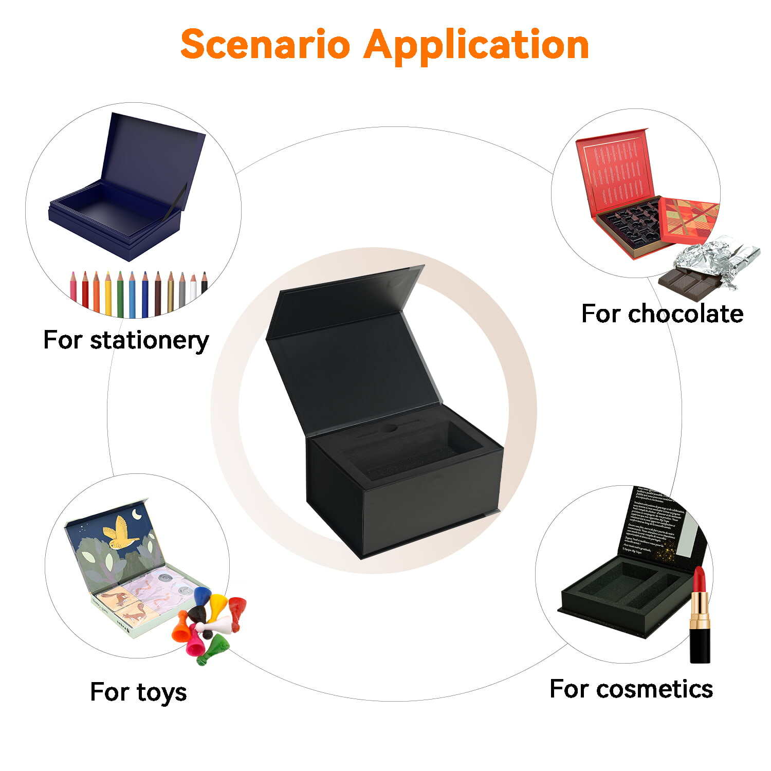 Luxury Custom Magnetic Closure Packaging Box, China Luxury Custom ...