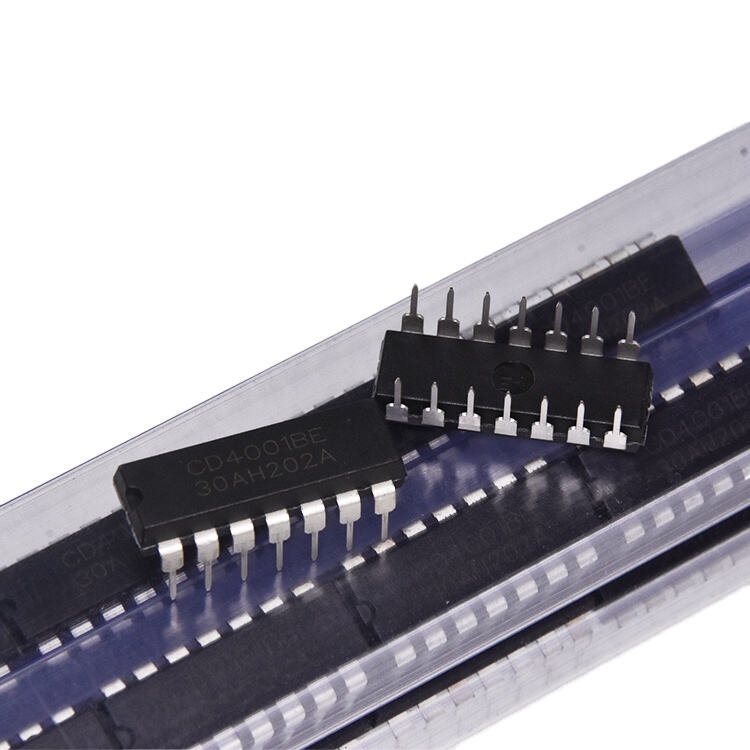Jeking 4 Gate 4 Output CD4001B PDIP-14 CMOS Quad 2-In CD4001BE | Logic ...